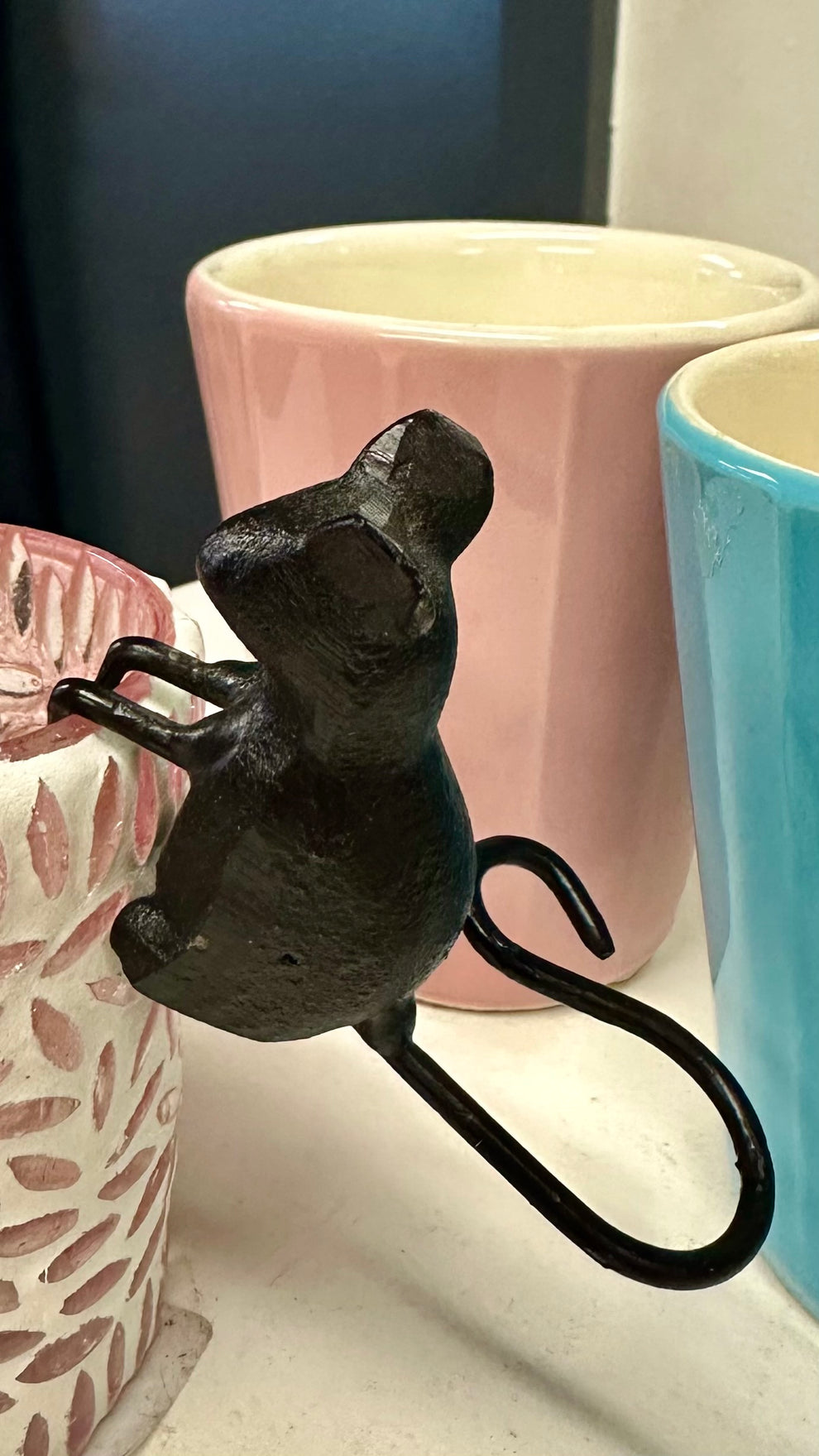 Perched Mini Mice, Cast Iron, China – North American Country Home